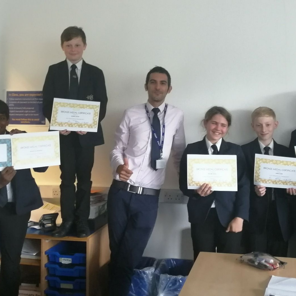 Holmer Green Senior School - Junior Maths Challenge - 2019